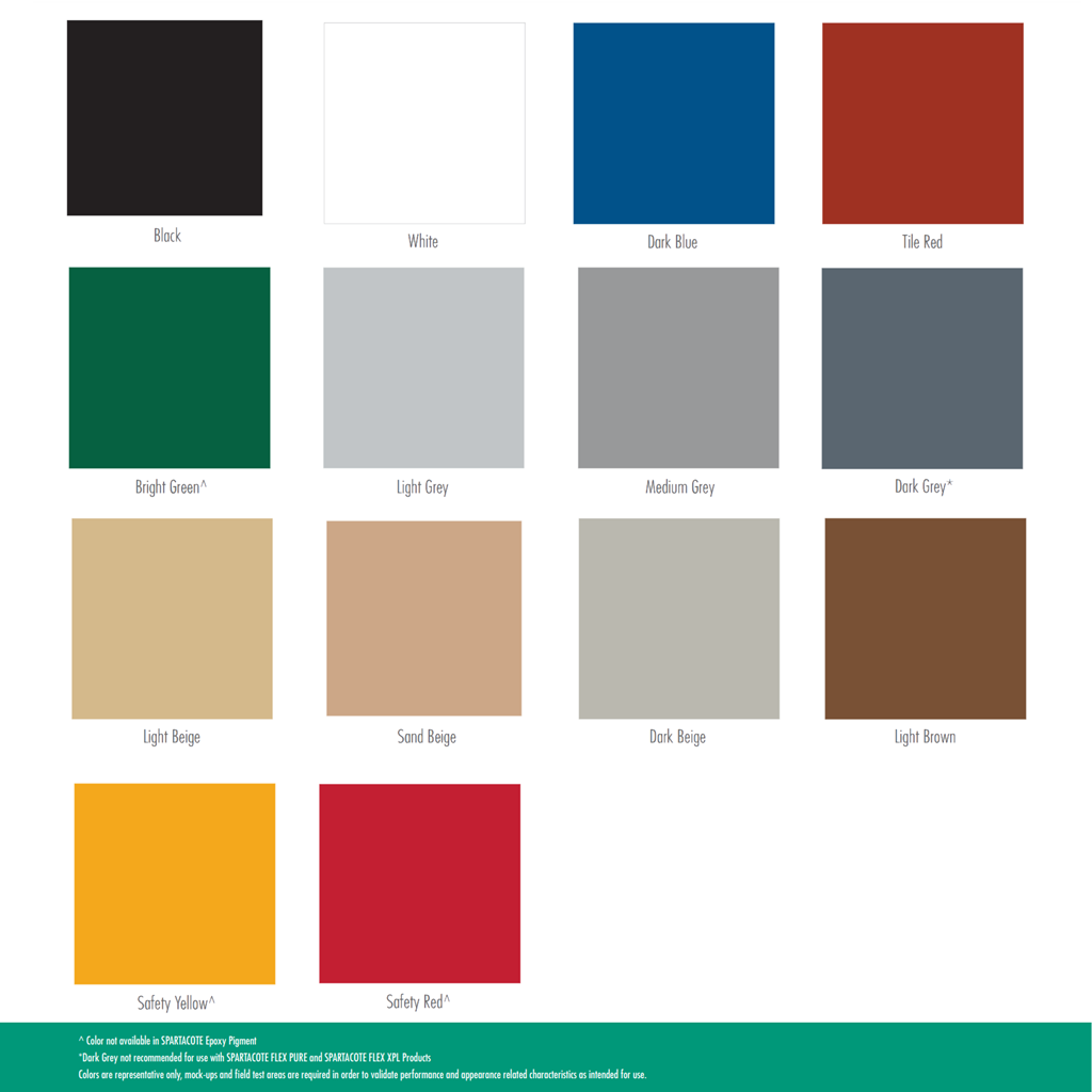 HP Spartacote Universal Pigments | EpoxyETC